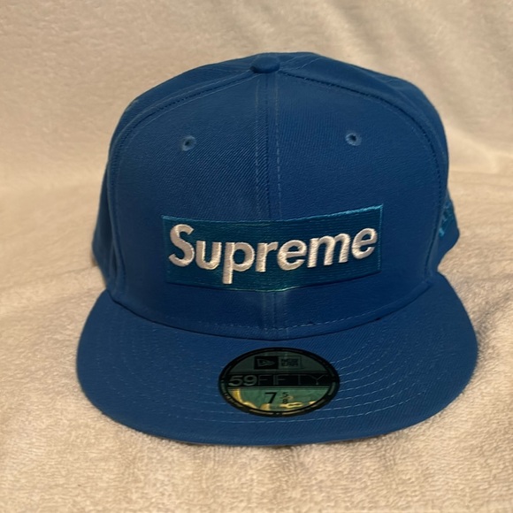 Supreme | Accessories | Supreme 7 58 59fifty Hat Color Sky Blue | Poshmark